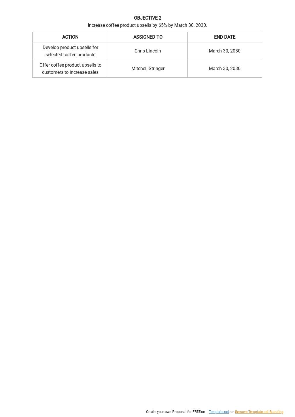 Strategic Sales Action Plan Template in Google Docs, Word, Apple Pages ...