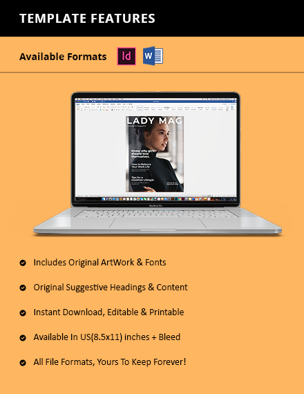 Free Basic Magazine Template - InDesign, Word | Template.net