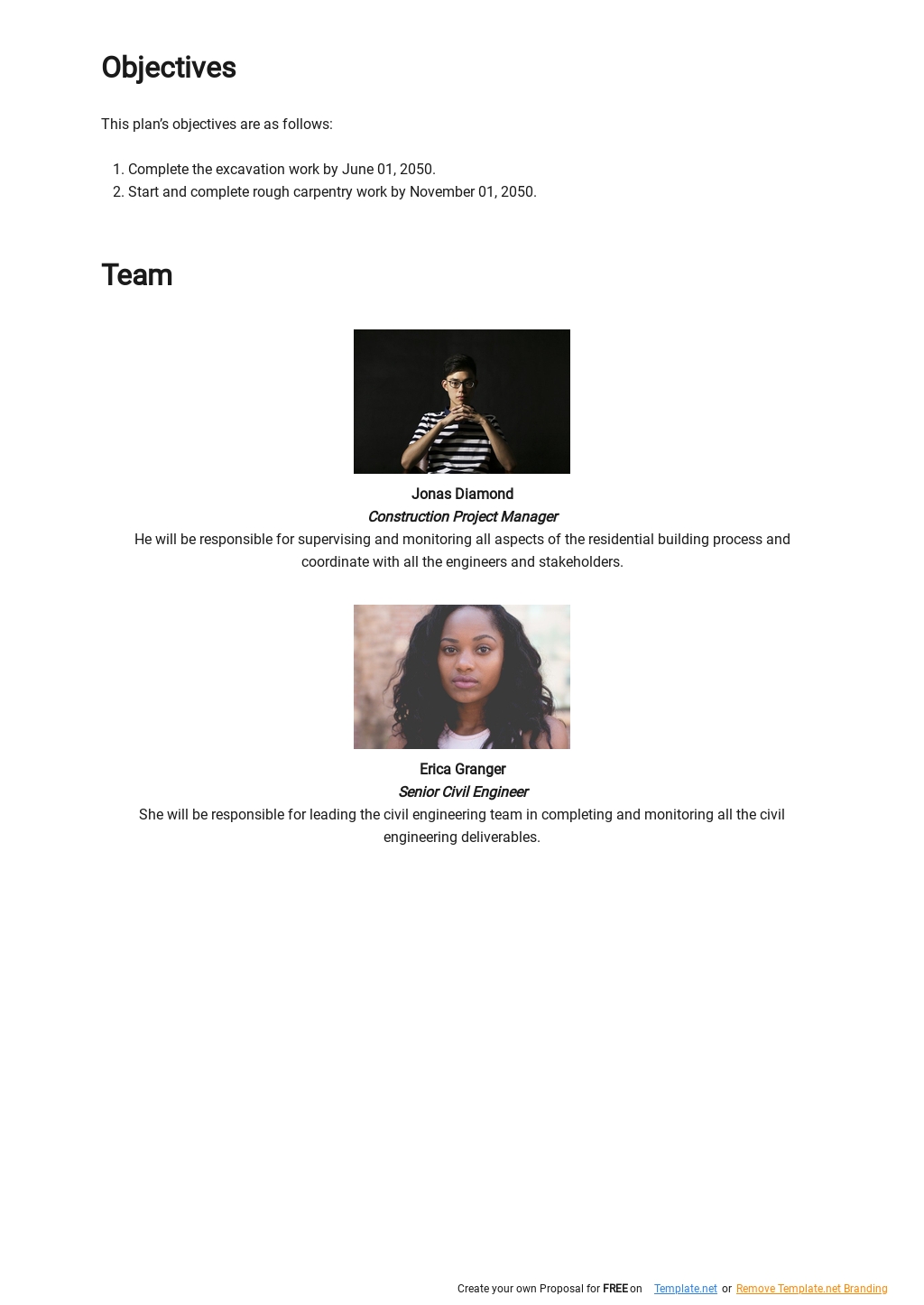 Construction Project Action Plan Template [Free PDF] - Google Docs ...