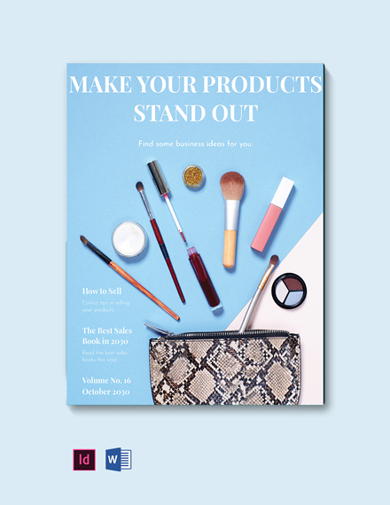 Product Sales Magazine Template