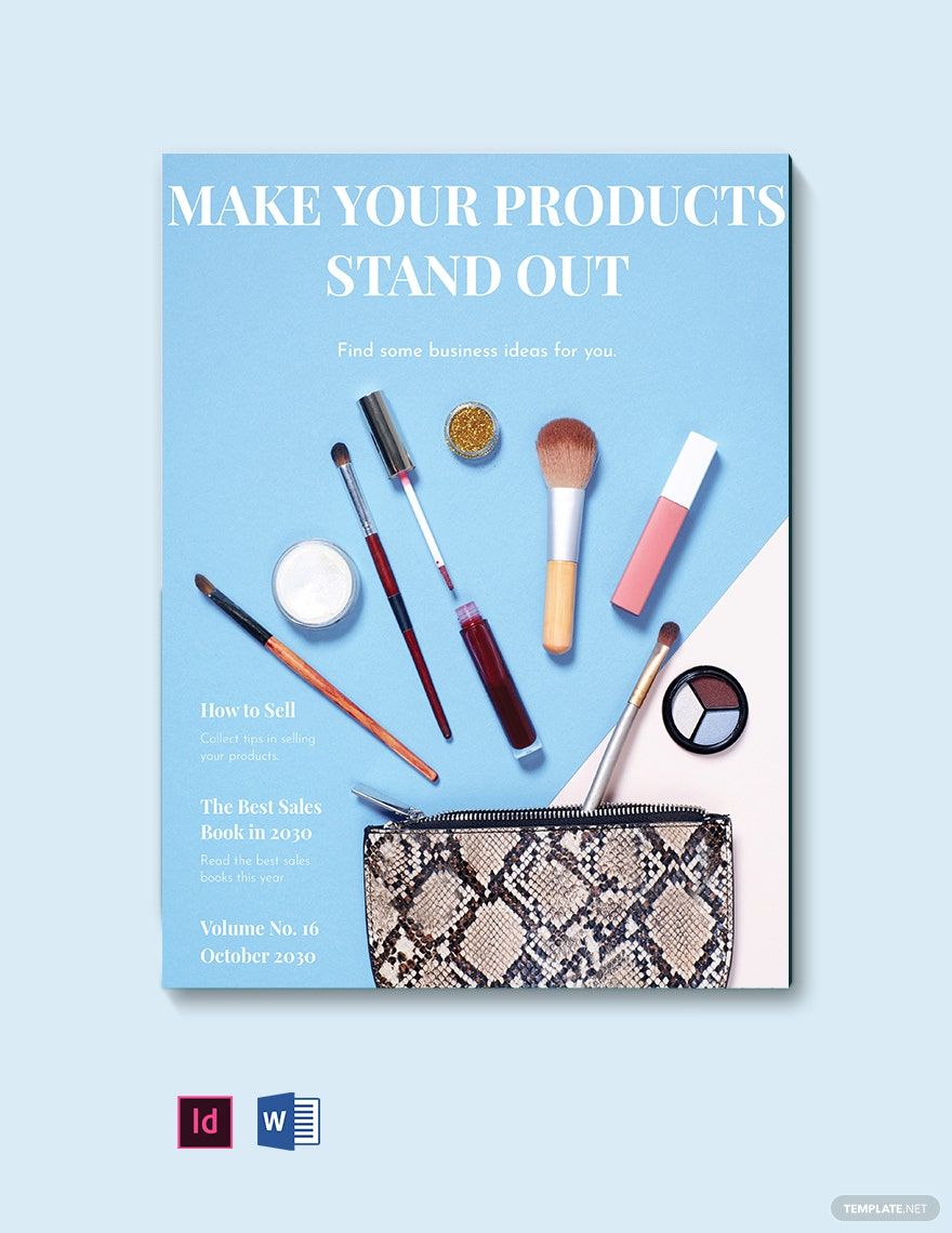 Free Blank Product Magazine Template - InDesign, Word | Template.net