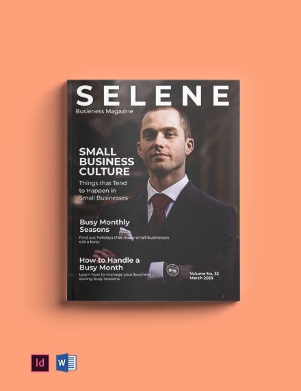 Free Modern Small Business Magazine Template - InDesign, Word ...
