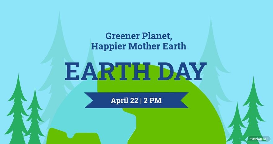 International Earth Day Facebook Event Cover Template - PSD | Template.net