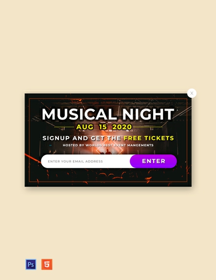 Website Shop Now Pop-up Template - HTML5, PSD | Template.net
