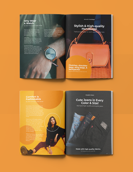 Round Style Magazine Template - InDesign, Word | Template.net