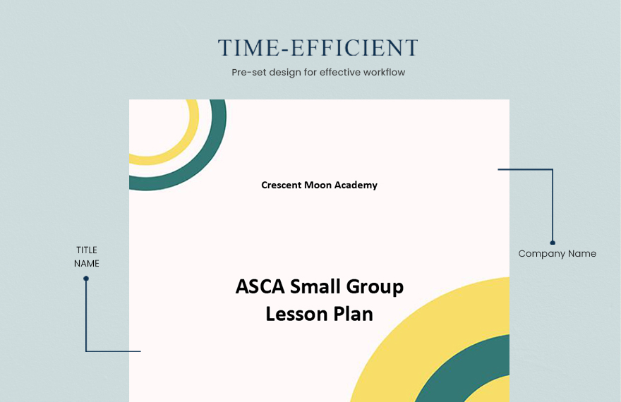 Asca Lesson Plan Template