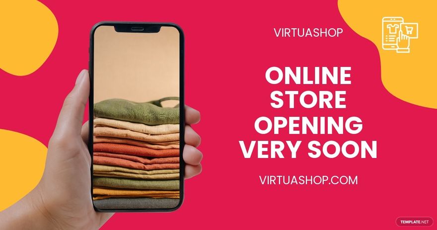 Online Store Twitter Post Template - PSD | Template.net