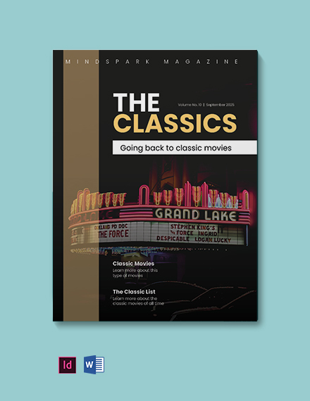 Film Director Magazine Template - InDesign, Word | Template.net