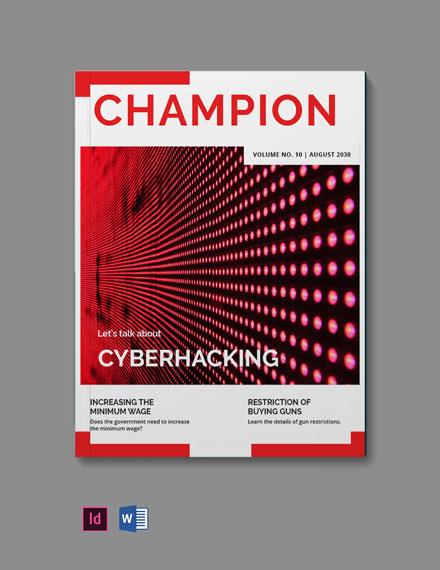 Political Editor Magazine Template - InDesign, Word, PDF | Template.net