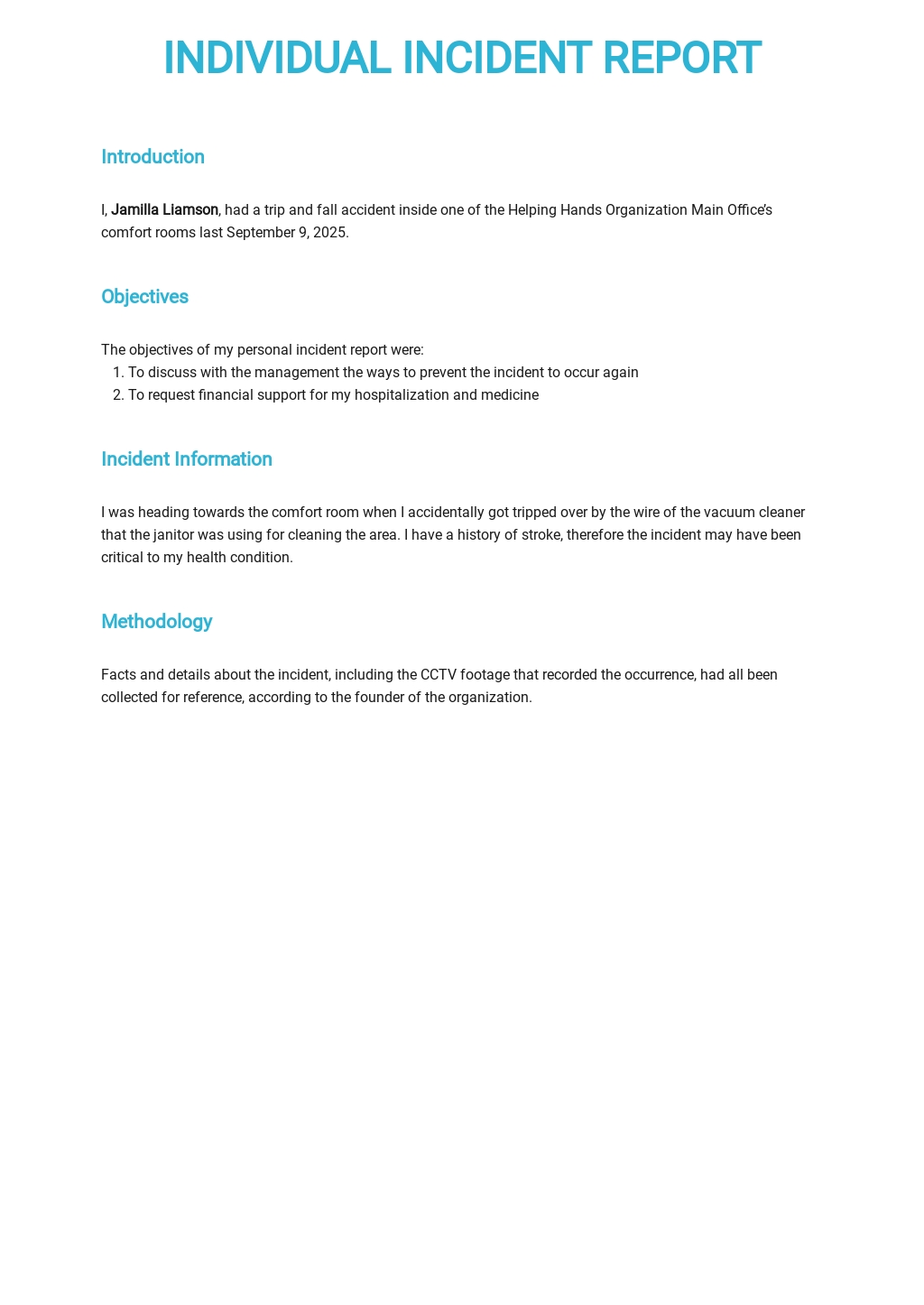 Equipment Incident Report Template [Free PDF] - Google Docs, Word ...
