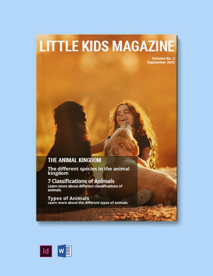Free Kids Magazine InDesign Templates, 9+ Download | Template.net
