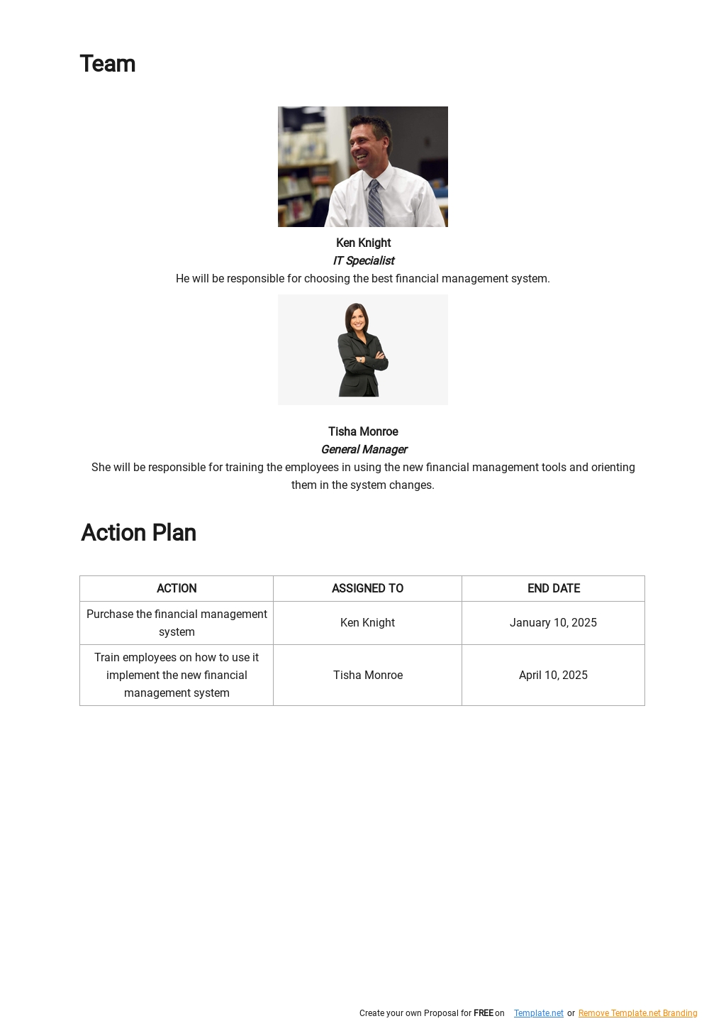 100 Day Executive Plan Template [Free PDF] - Google Docs, Word ...