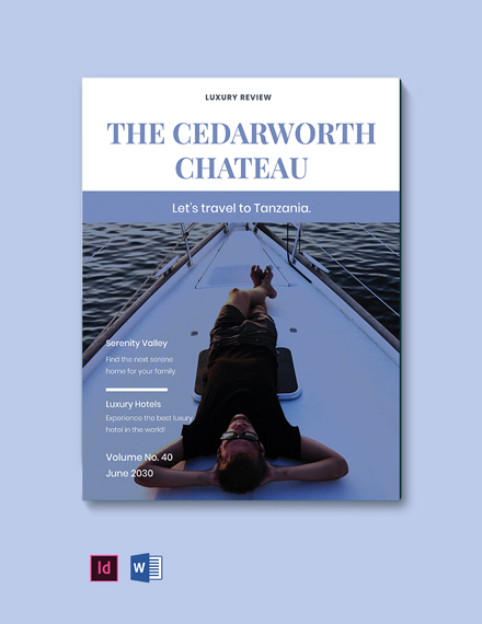 Luxury Portfolio Magazine Template