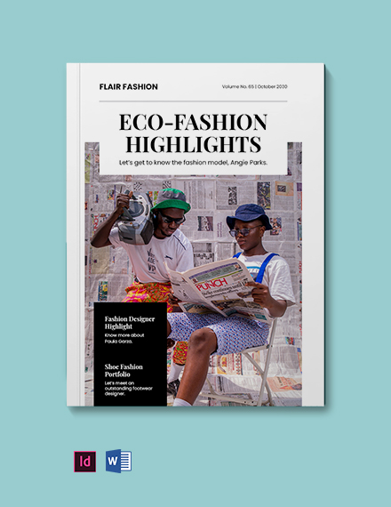 Portfolio Fashion Magazine Template