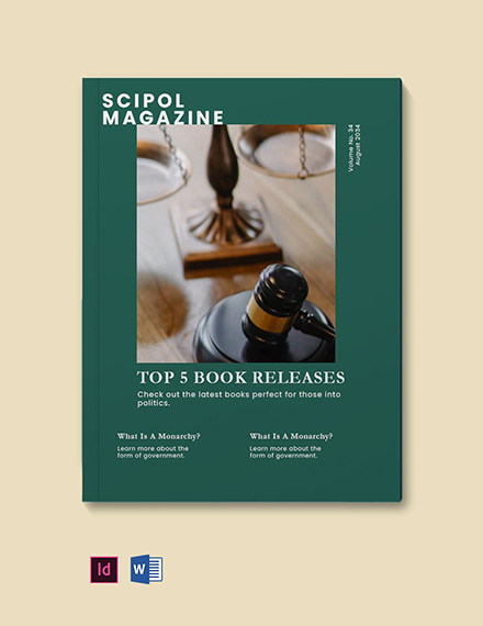 Weekly Political Magazine Template