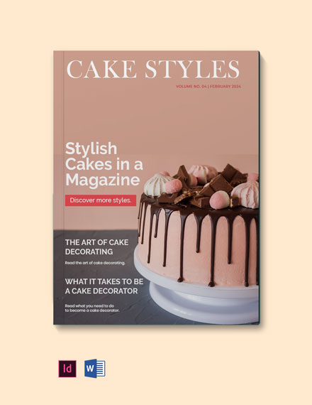 Free Magazine Style Portfolio Template - InDesign, Word, Apple Pages ...