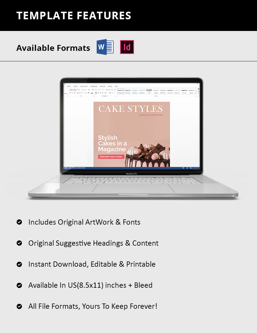 Free Magazine Style Portfolio Template - Download in Word, PDF, Apple ...