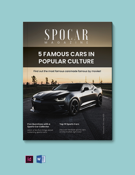 Car Dealer Magazine Template - InDesign, Word | Template.net