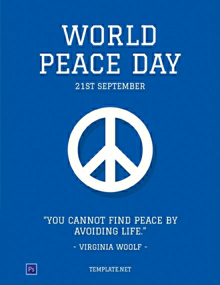 Free International Peace Day Greeting Card