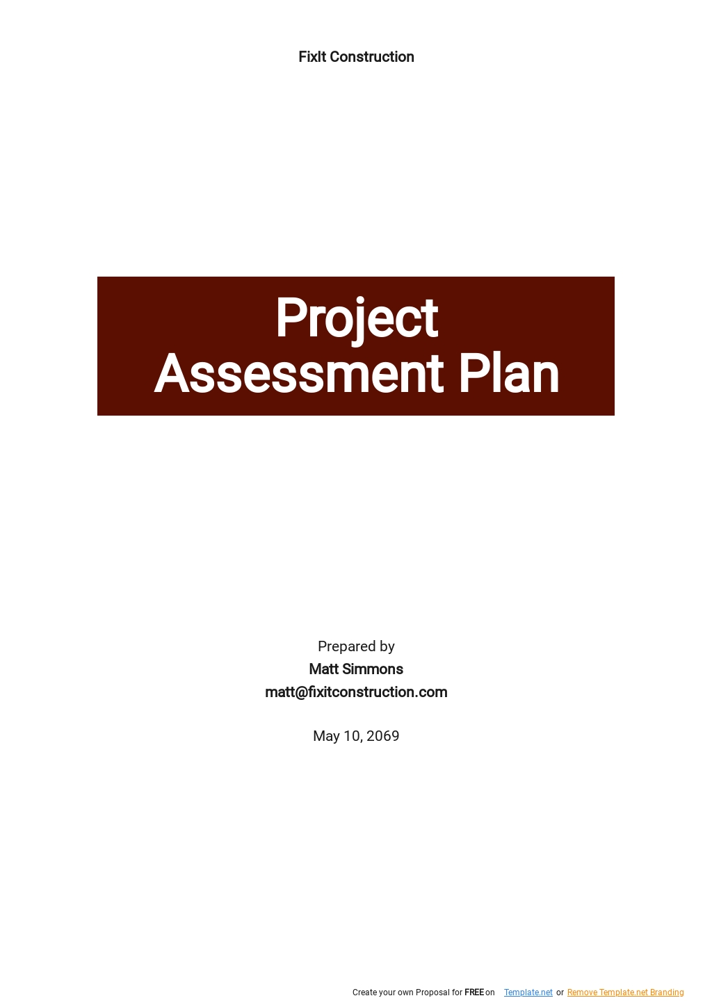 Quality Assessment Plan Template Google Docs Word Apple Pages Quality Assessment Plan Template Google Docs Word Apple Pages