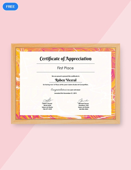 Computer Training Certificate Template - Edit Online & Download Example ...