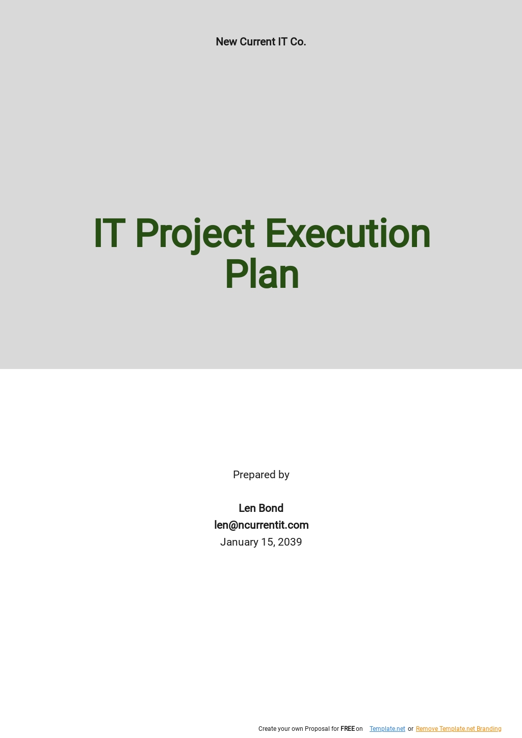 Project Execution Plan Templates 14 Docs Free Downloads Template