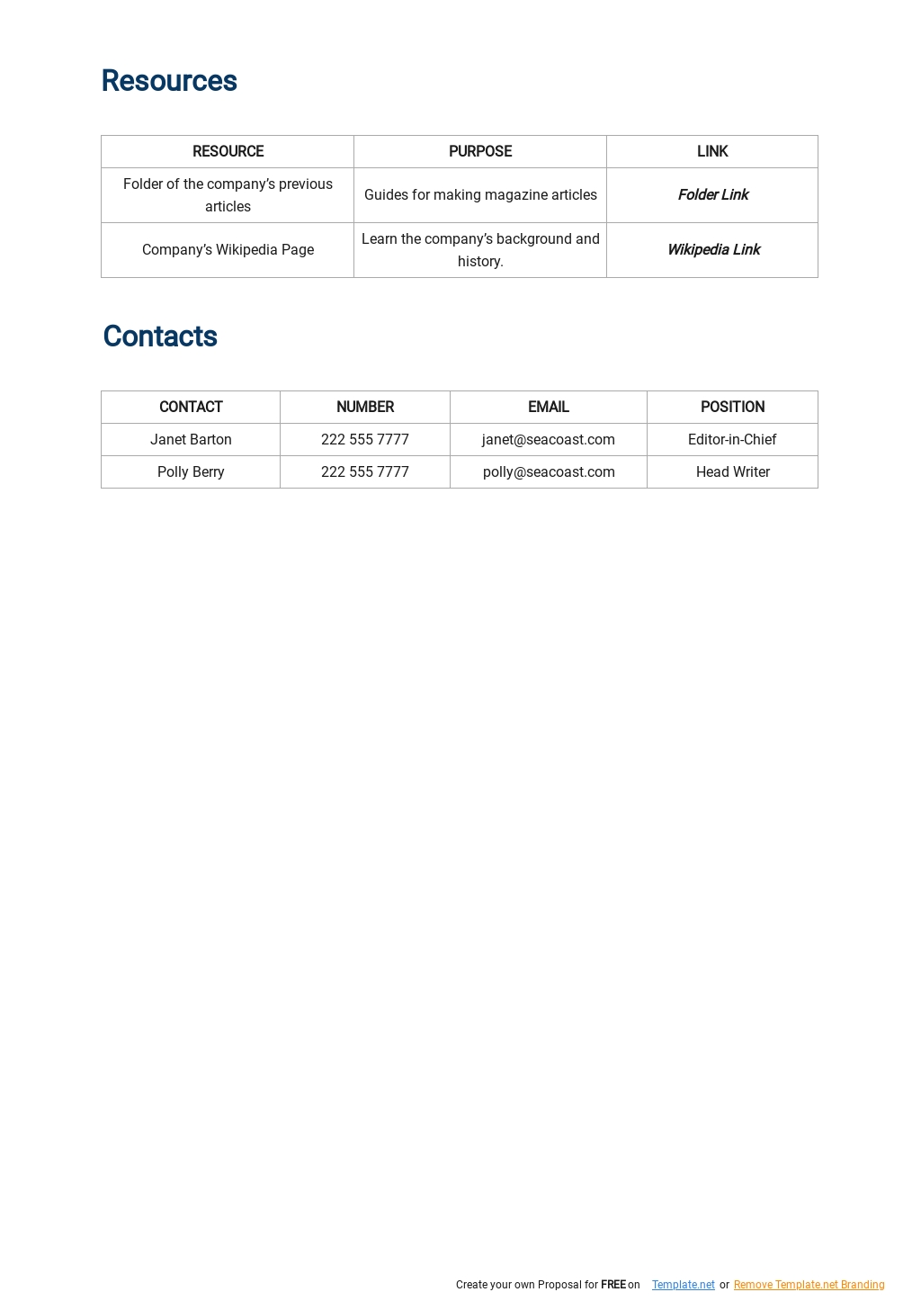 Transition to Work Job Plan Template - Google Docs, Word, Apple Pages ...