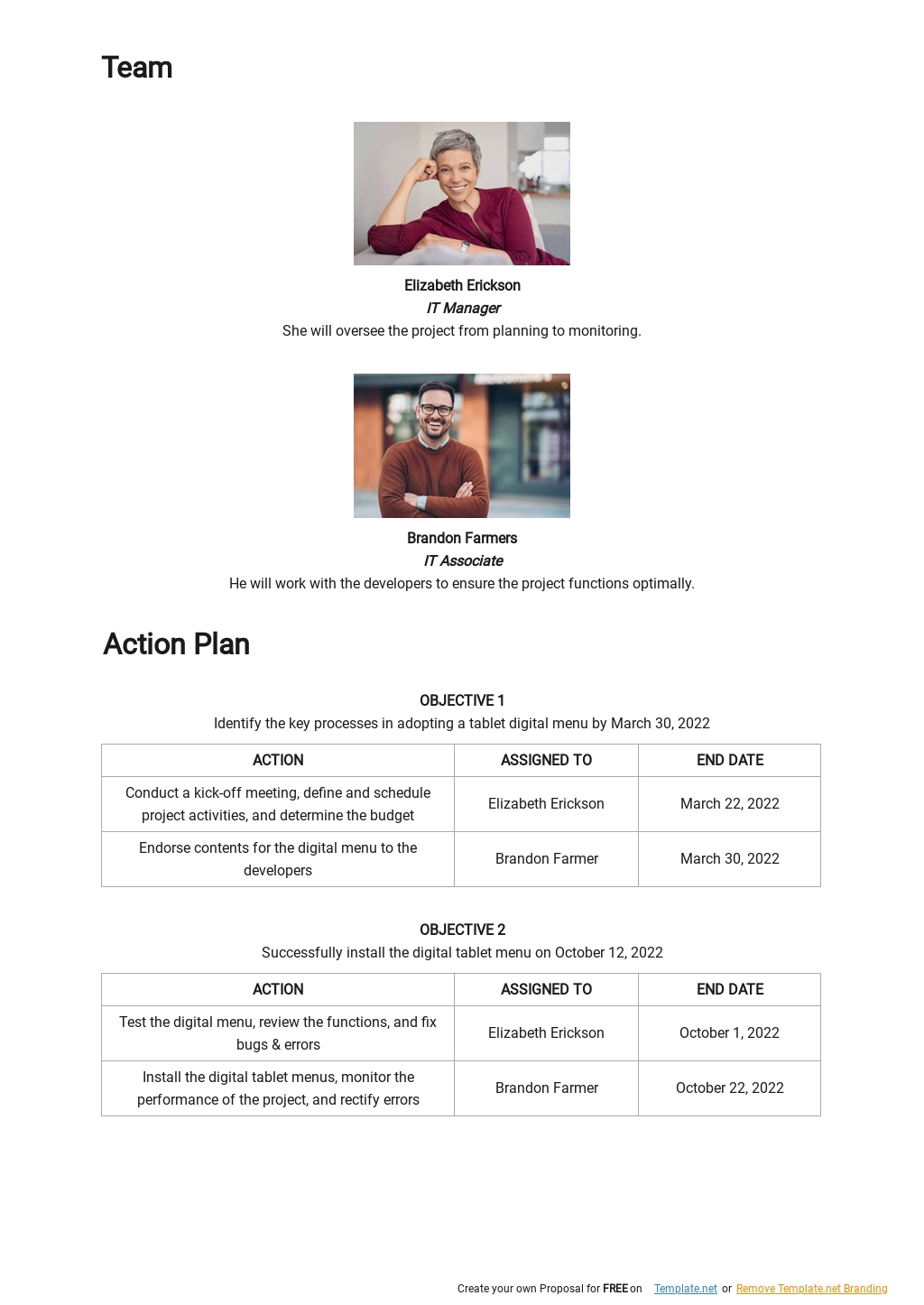 FREE Basic IT Project Plan Template in Google Docs, Word | Template.net