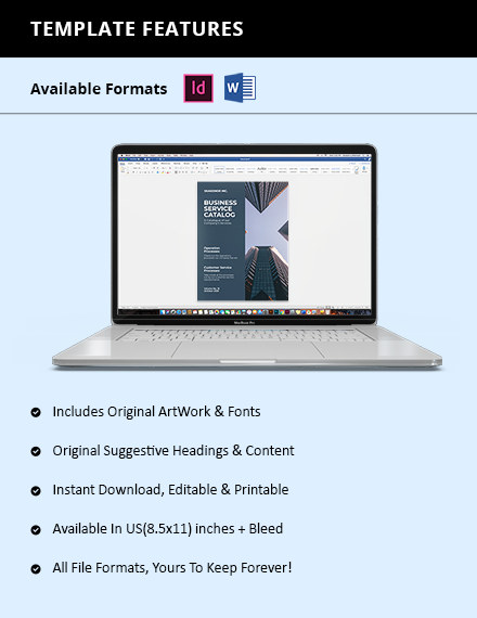 Business Process Catalog Template - InDesign, Word | Template.net