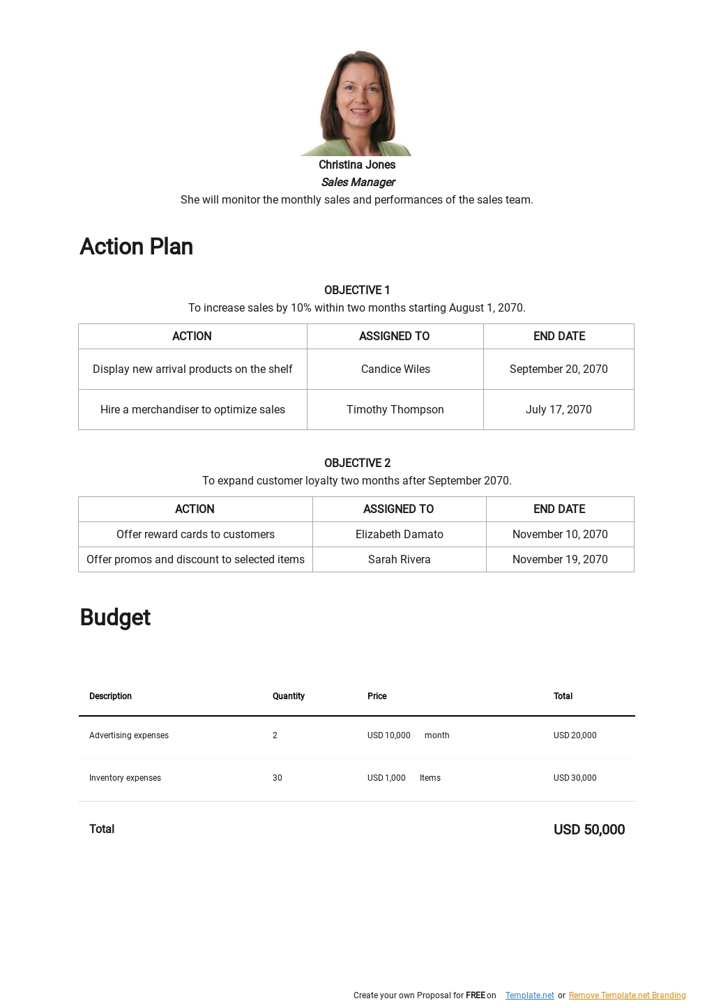 Small Business Sales and Marketing Template [Free PDF] - Google Docs ...