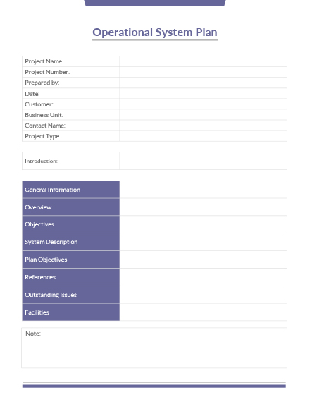 Operational Plan Template: Download 56+ Plans in Word, PDF, Pages ...