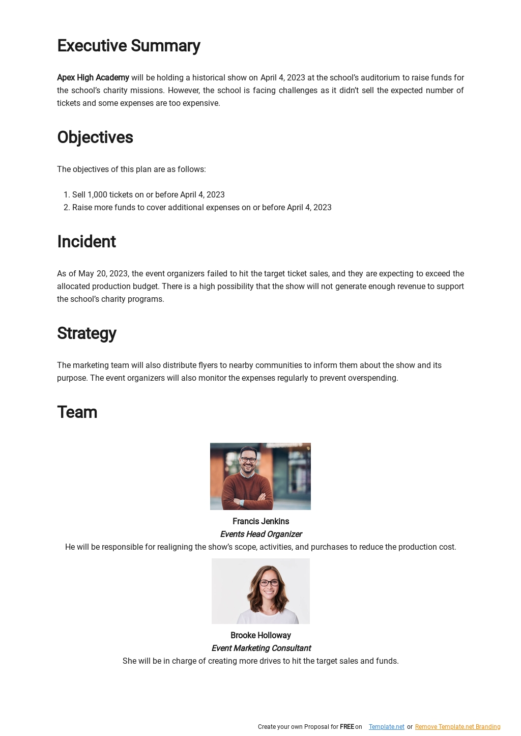 Project Management Remediation Plan Template in Google Docs, Word ...