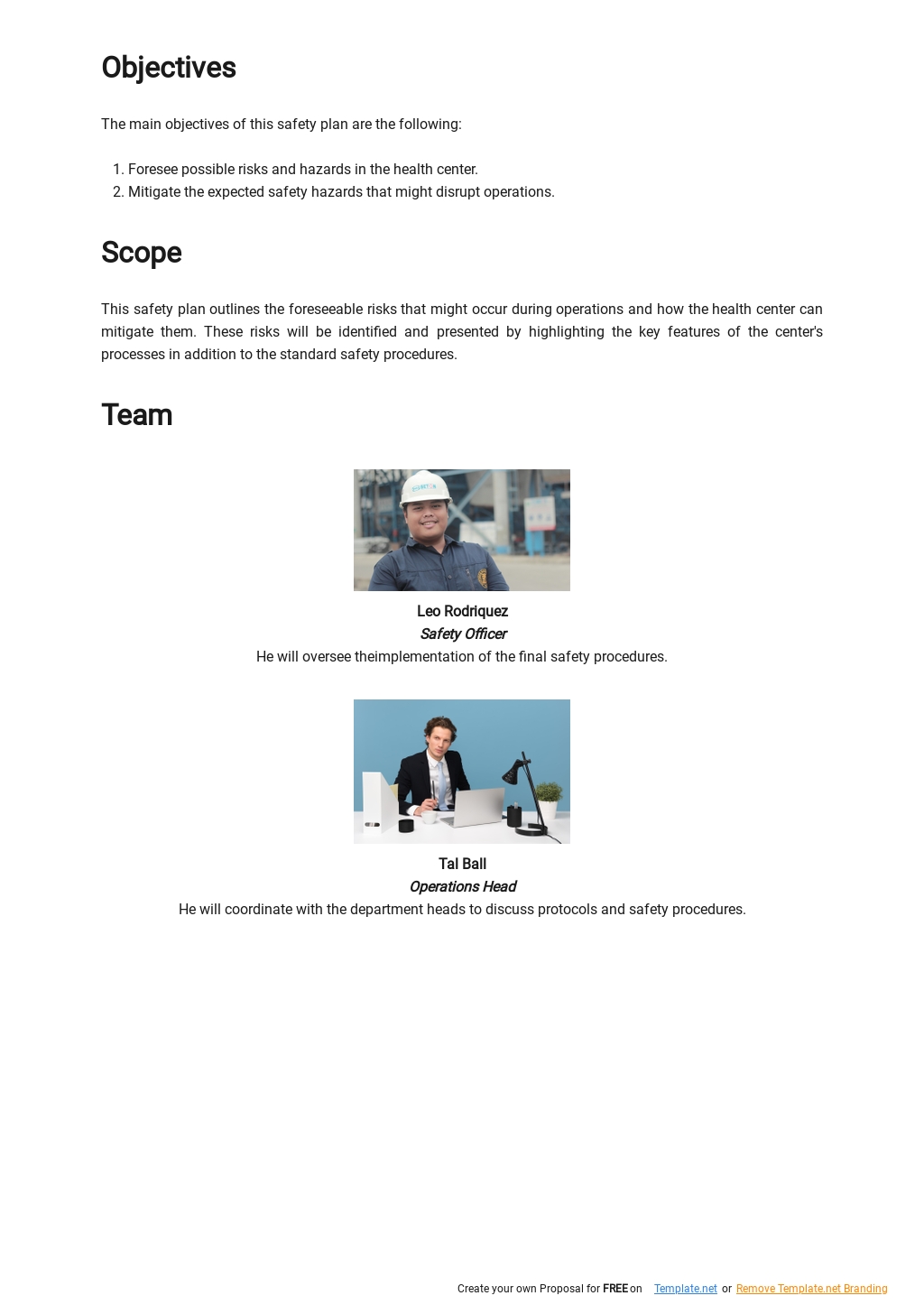 Healthcare Workplace Safety Plan Template - Google Docs, Word, Apple ...