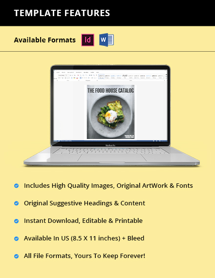 Free Simple Company Catalog Template - InDesign, Word | Template.net