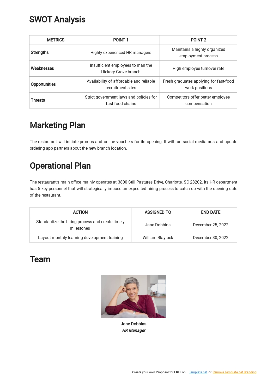 HR Strategic Business Plan Template - Google Docs, Word, Apple Pages ...