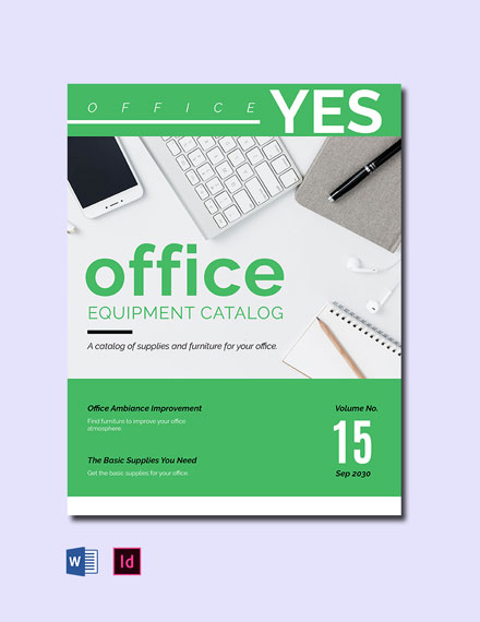 Free Office Solutions Catalog Template - InDesign, Word | Template.net