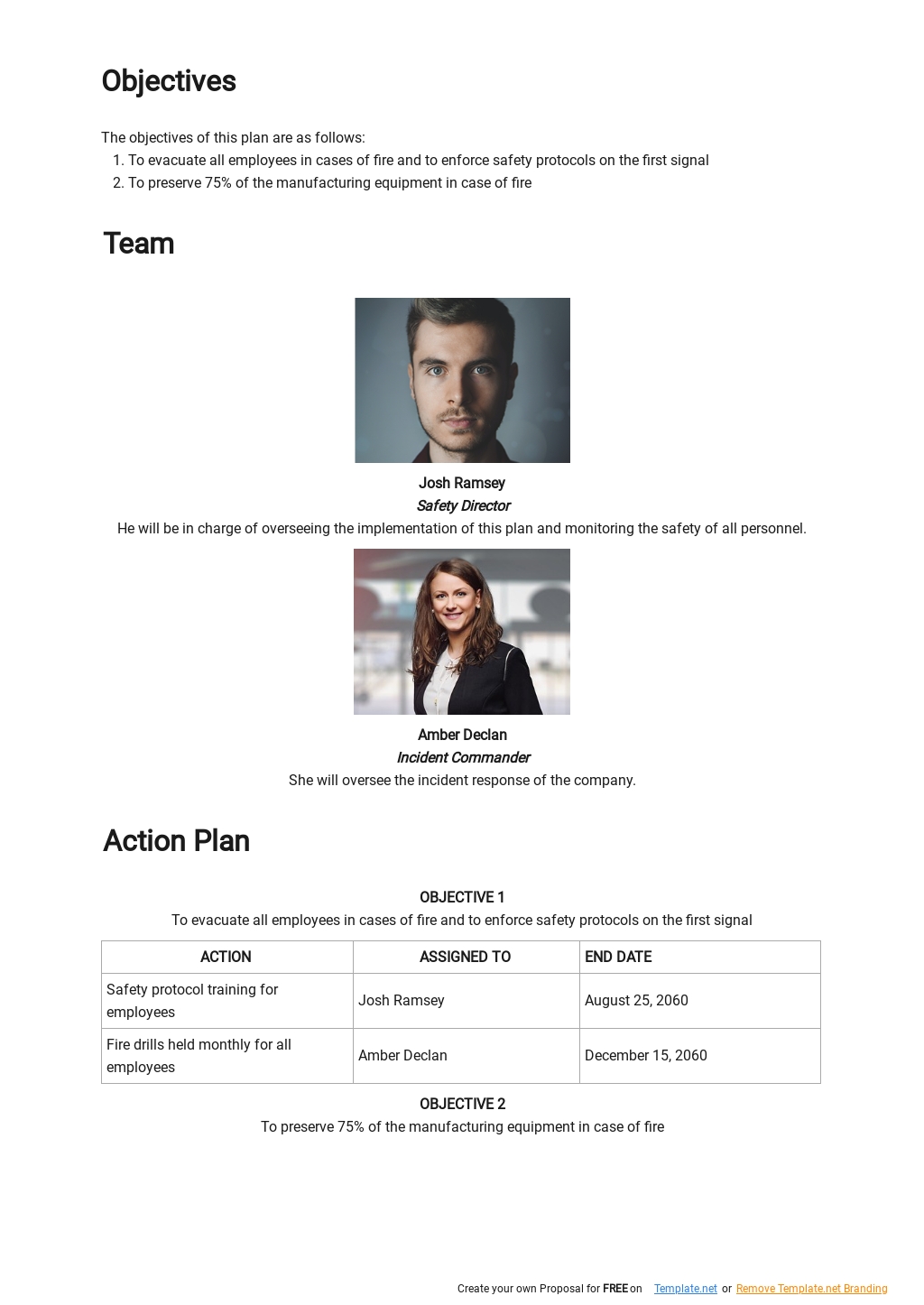 Simple Incident Action Plan Template [Free PDF] - Google Docs, Word ...