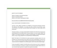 Free Recommendation Letter Template for Student in Microsoft Word ...
