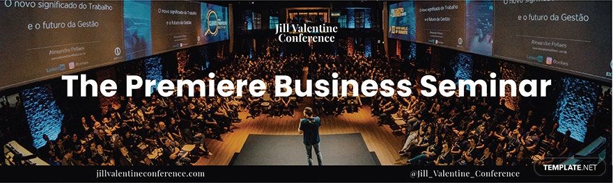 Corporate Conference Billboard Template - Word | Template.net