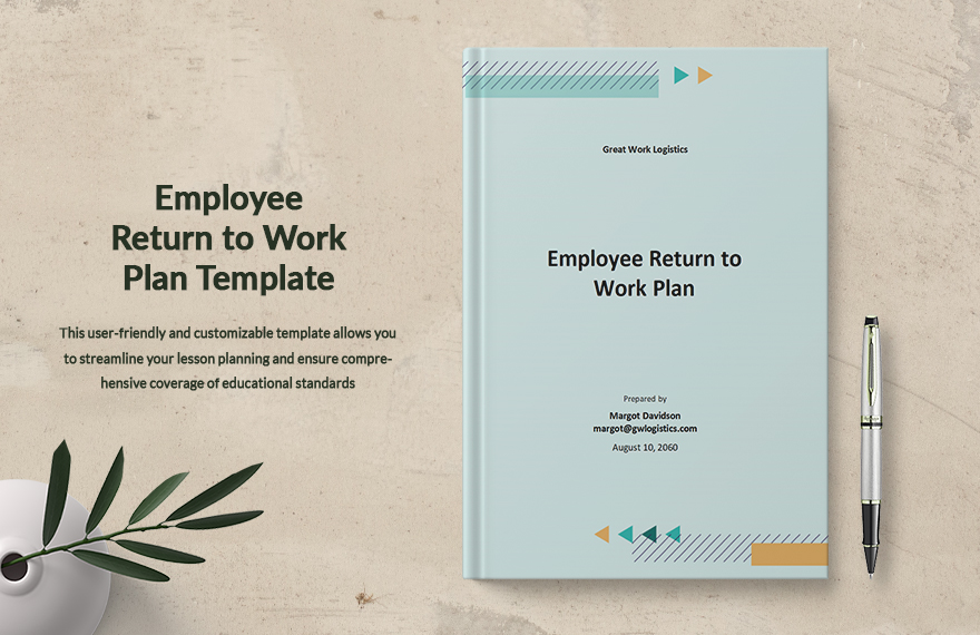 Employee Return To Work Plan Template Word Google Docs PDF Apple Employee Return To Work Plan Template Word Google Docs PDF Apple