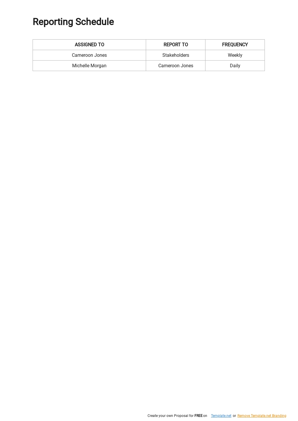Free Email Marketing Communication Plan Template - Google Docs, Word ...