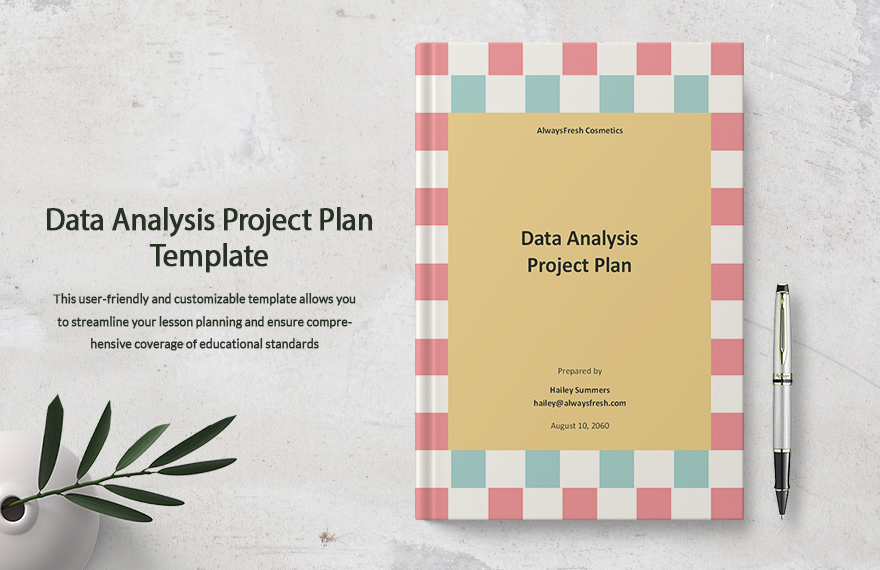 Data Analysis Project Plan Template Google Docs Word Apple Pages Template