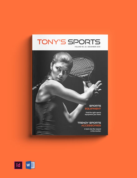 Sport Store Catalog Template - InDesign, Word, PDF | Template.net