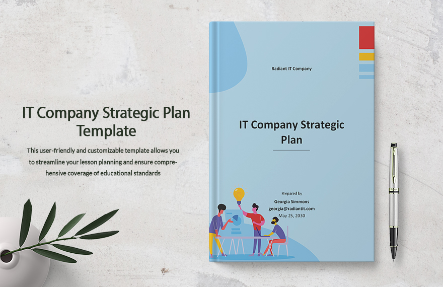 IT Company Strategic Plan Template Google Docs Word Apple Pages 