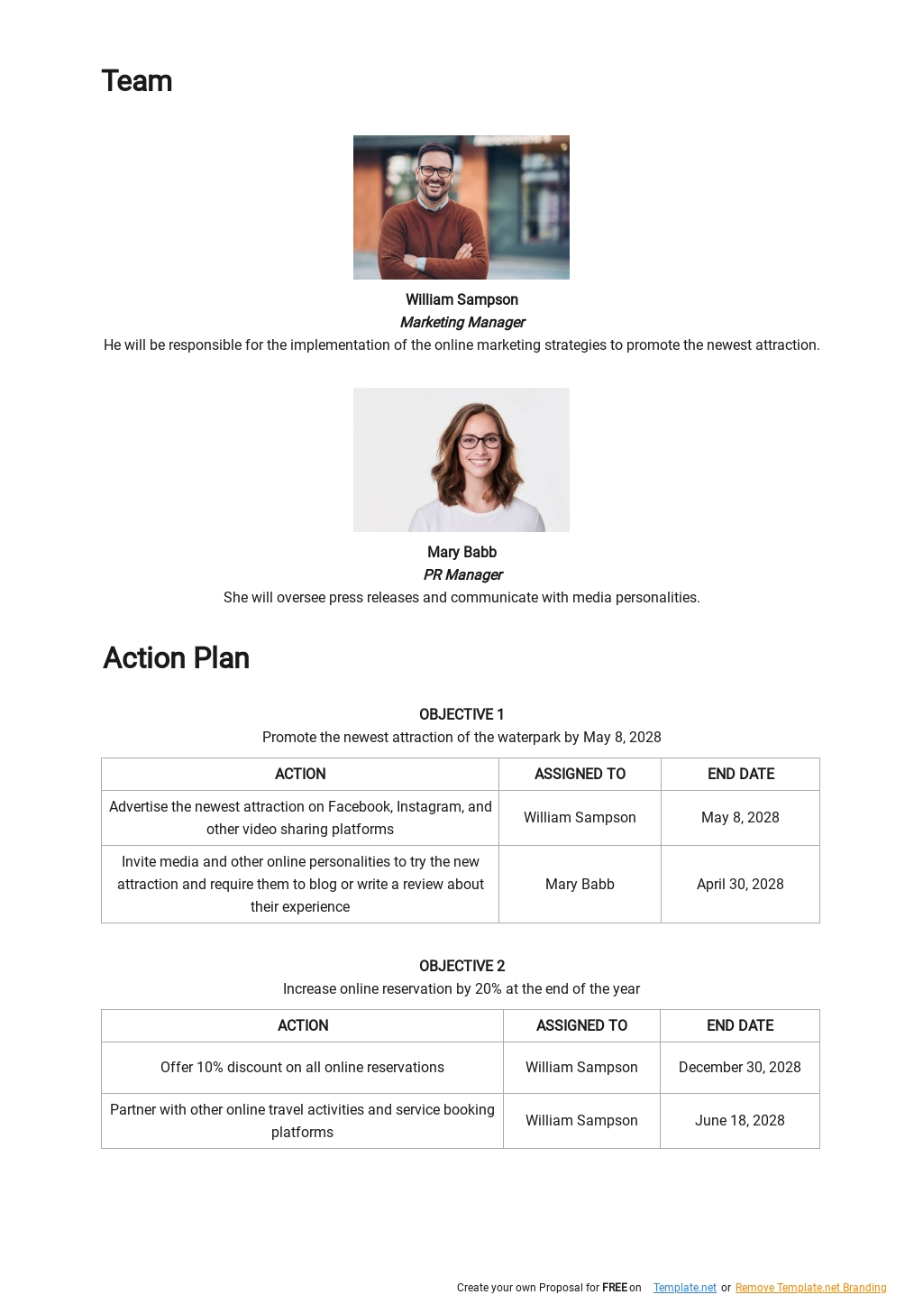Digital Marketing Project Plan Template [Free PDF] - Google Docs, Word ...