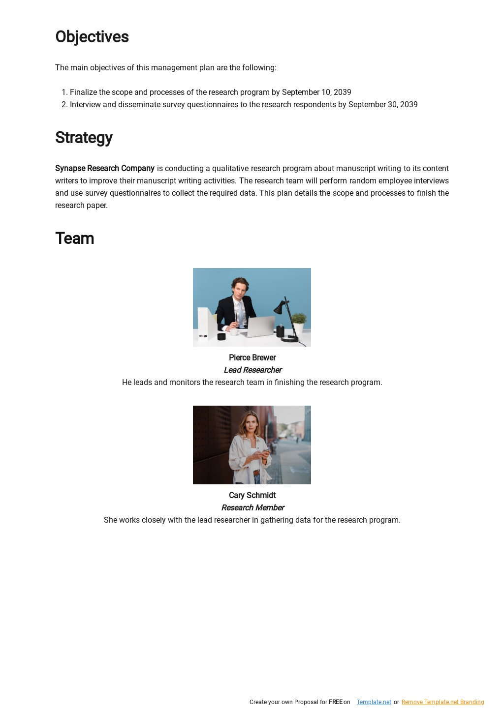 Program Scope Management Plan Template [Free PDF] | Template.net