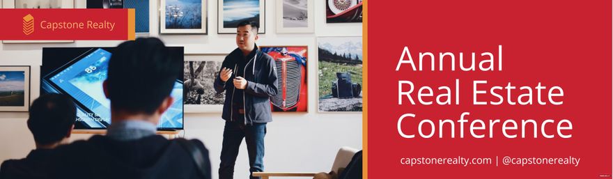 Corporate Conference Billboard Template - Word | Template.net