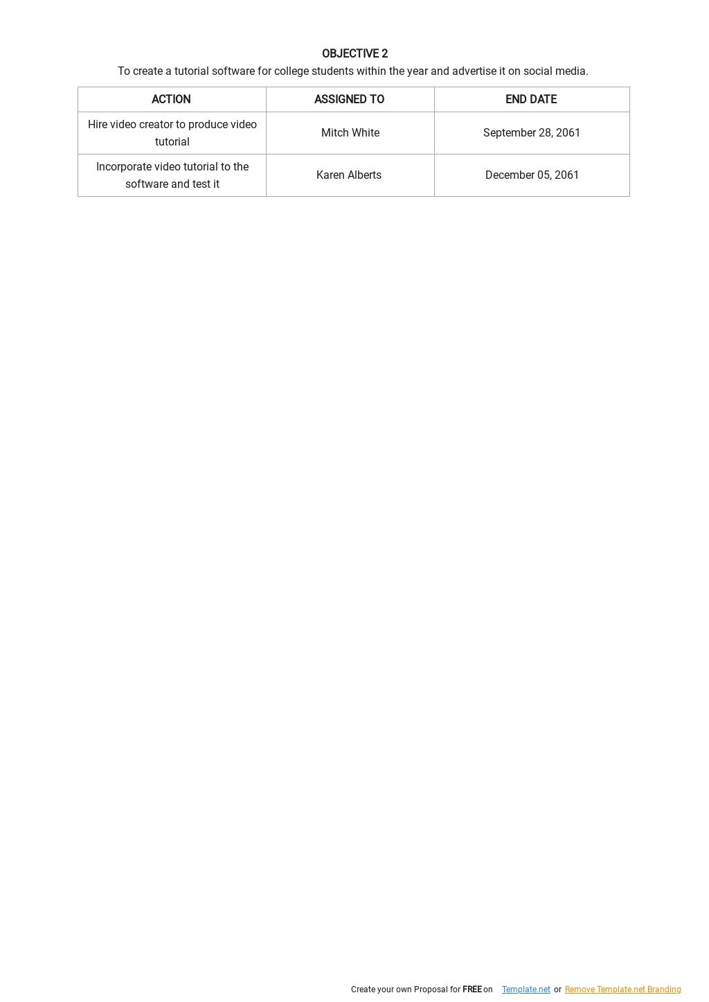 Product Development Action Plan Template - Google Docs, Word, Apple ...
