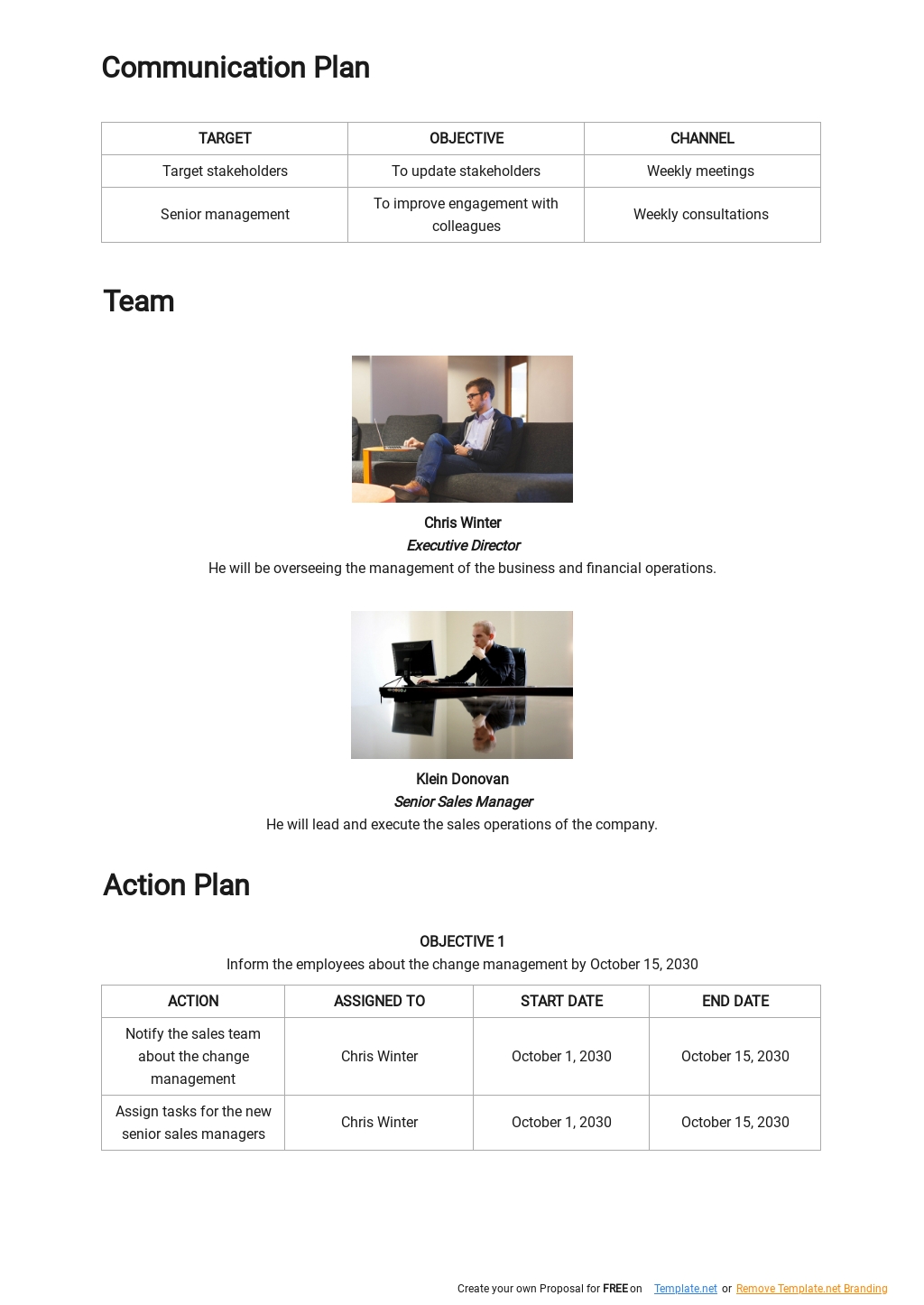 Change Engagement Plan Template in Google Docs, Word | Template.net