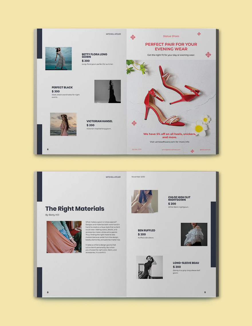A5 Portfolio Catalog Template - Download in Word, PDF, InDesign ...